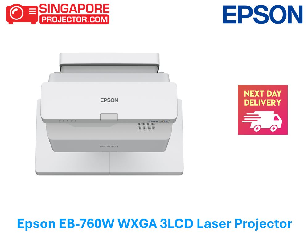 Epson EB-760W WXGA 3LCD Laser Projector - Singapore Projector