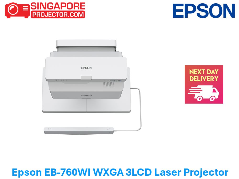Epson EB-760Wi WXGA 3LCD Laser Projector - Singapore Projector