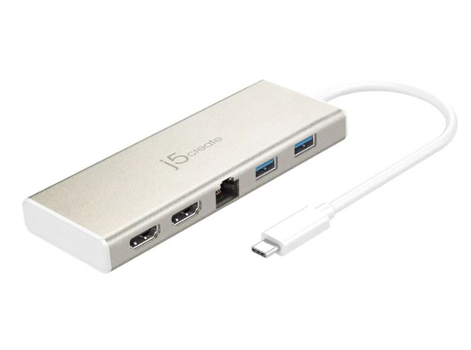 J5Create USB-C™ Dual HDMI™ Mini Dock - Singapore Projector