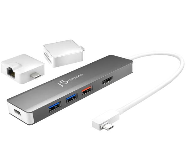 J5Create USB-C™ Modular Multi-Adapter with 2 Kits - Singapore Projector