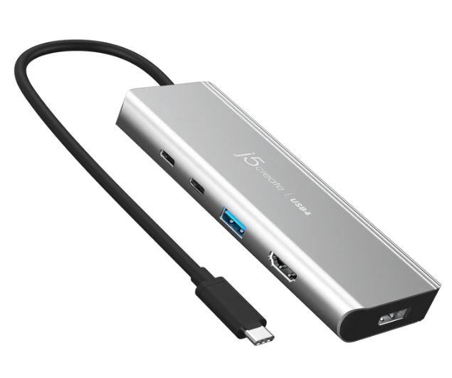 J5Create USB4® Dual 4K Multi-Port Hub - Singapore Projector